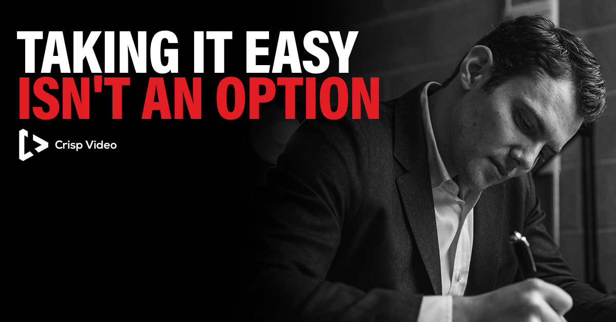 Taking it Easy Isn't an Option - Michael Mogill